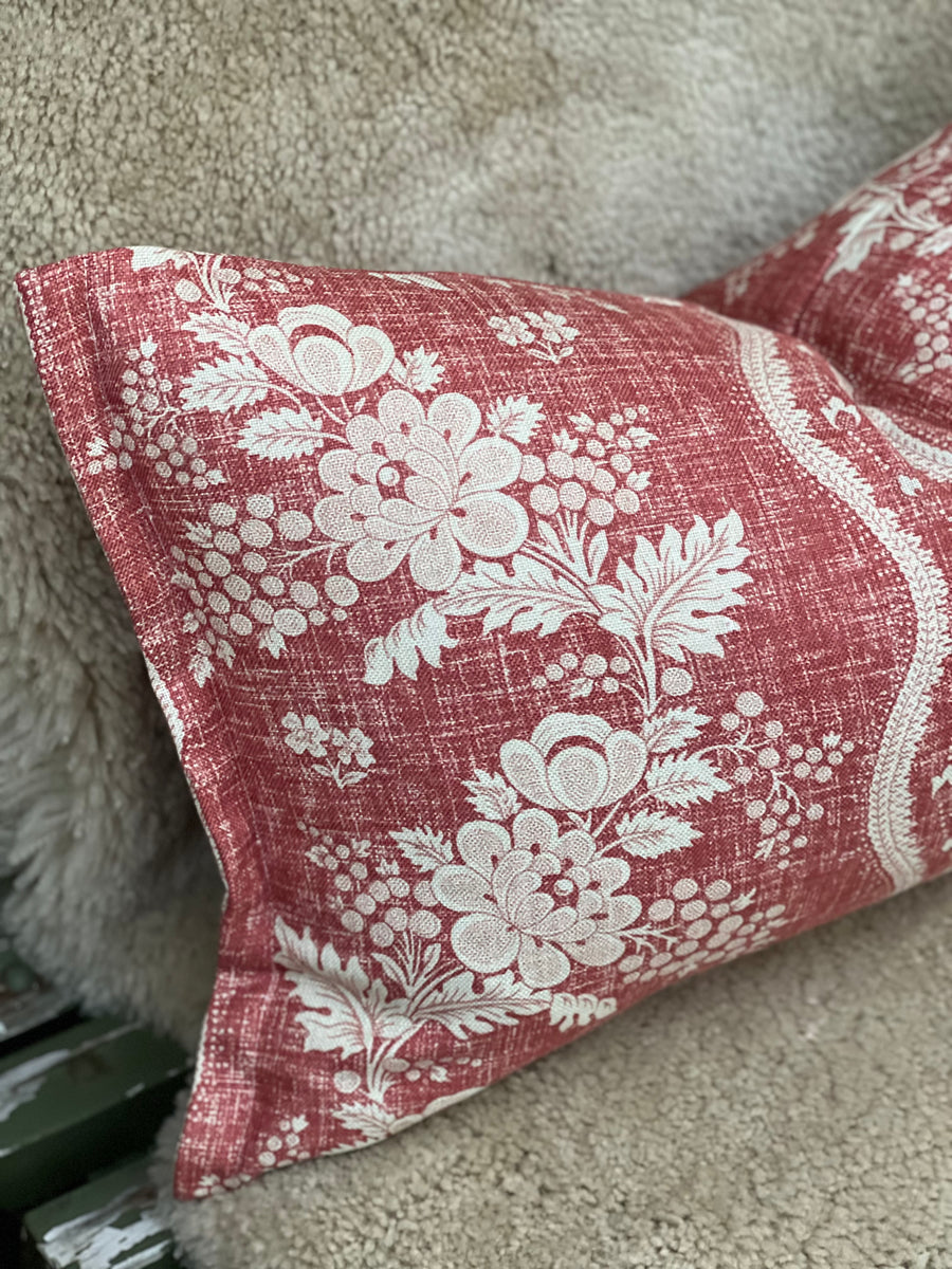 Linwood Raspberry Vine Cushion – Mrs Robinson