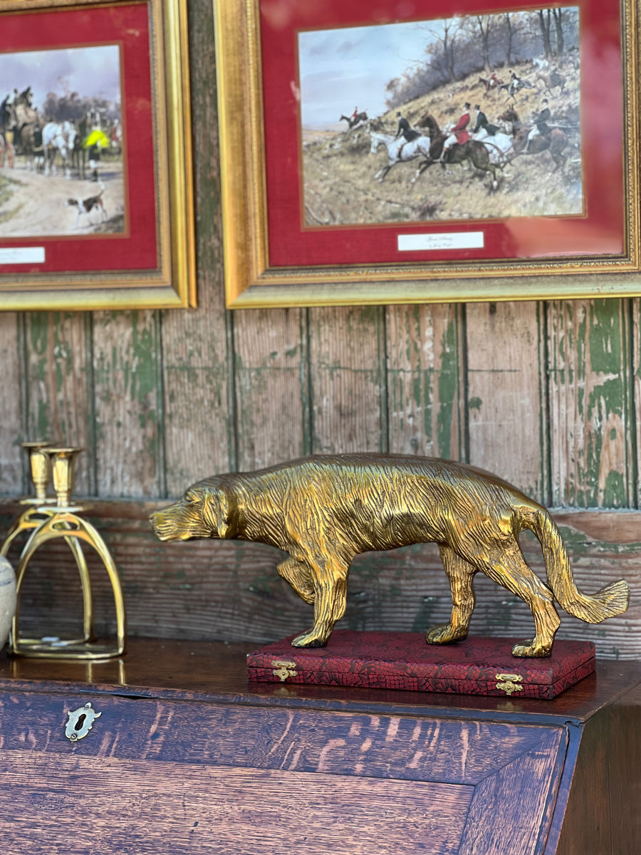 Brass Look Pointer Dog – Mrs Robinson